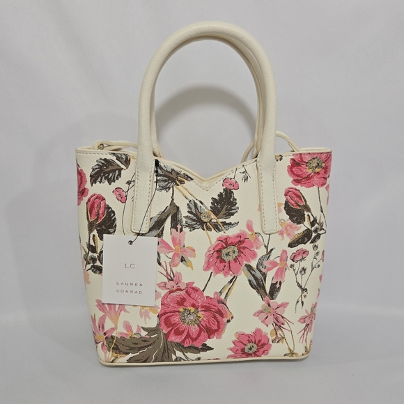 LC Lauren Conrad | Bags | Lc Lauren Conrad Vegan Leather Tulip Mini ...